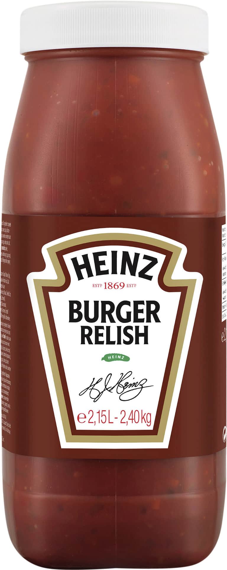 Heinz Burger-Relish 2,15 L - pantry24