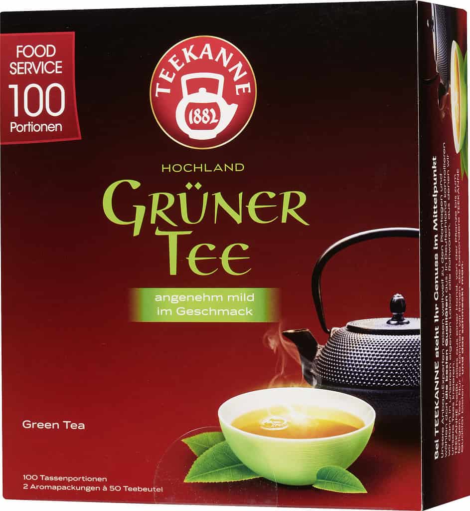 Teekanne Grüner Tee 100 Beutel - pantry24