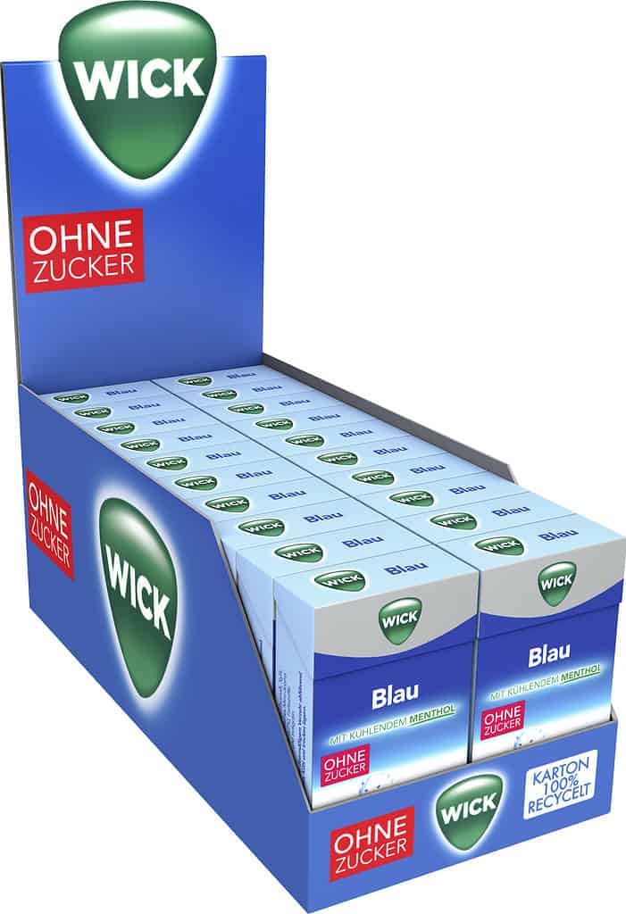 Wick Blau o. Zucker 20 x 46g - pantry24