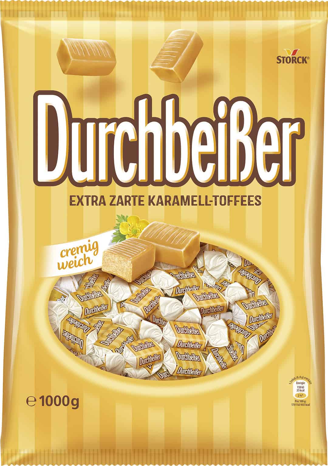 Storck Durchbeisser Caramel 1Kg - pantry24