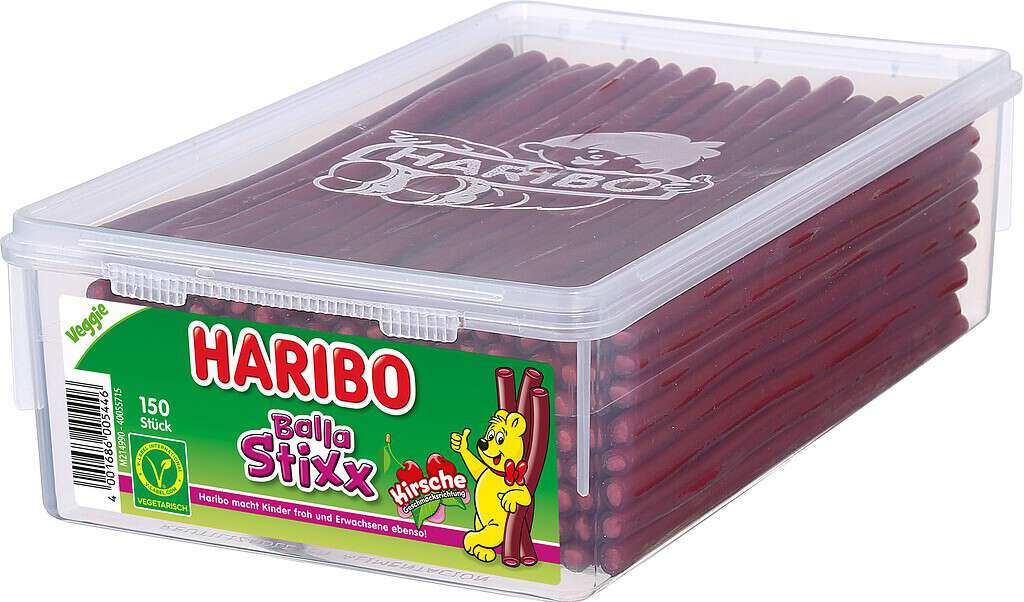 Haribo Balla Stixx Kirsche 150 St. 1,125 kg - pantry24
