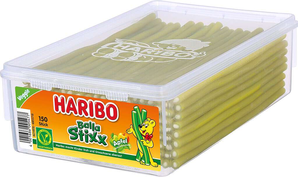 Haribo Balla Stixx Apfel 150 St. 1,125 kg - pantry24