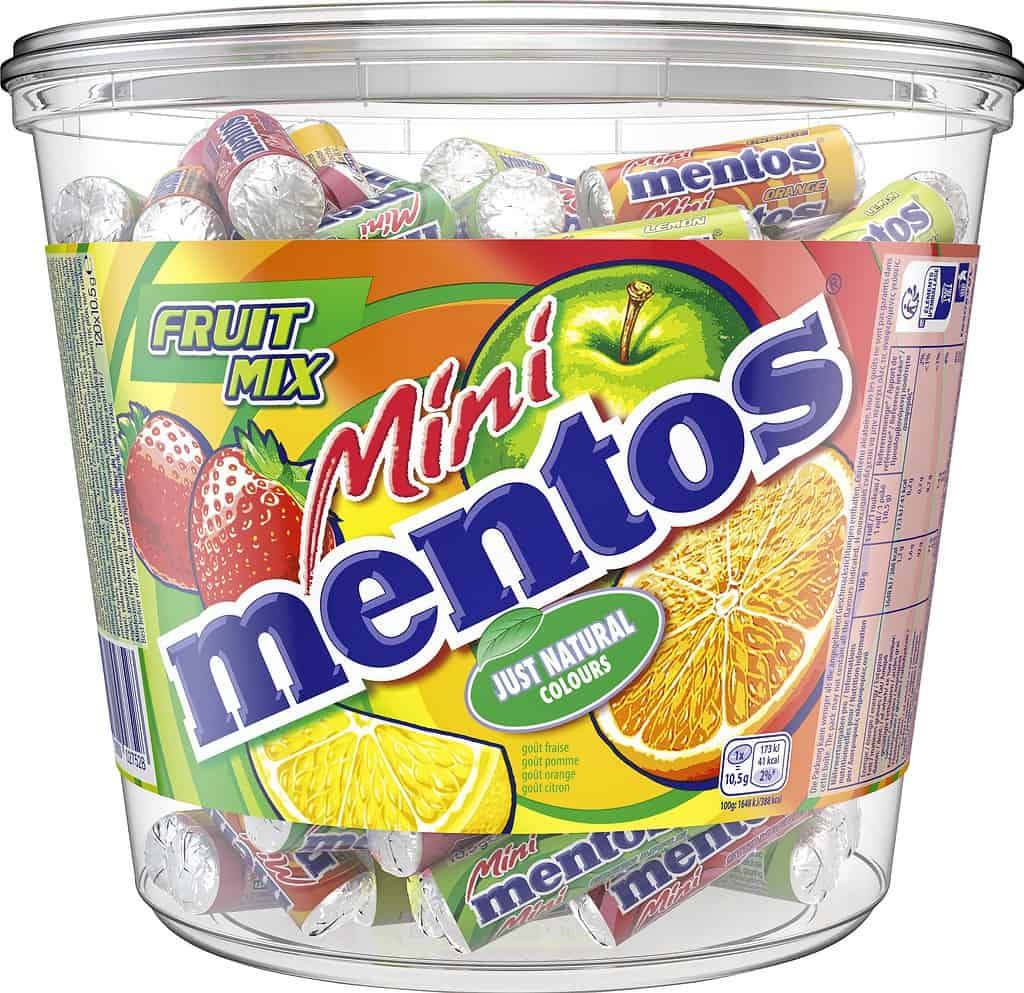 Mini Mentos Fruit Mix 120 Stück 1,26 kg - pantry24