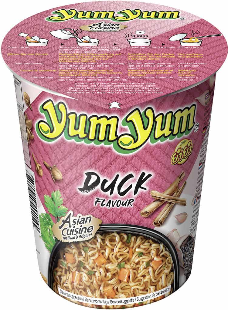 Yum Yum Instant Nudeln mit Entengeschmack 12 x 70 g (0,84 kg) - pantry24